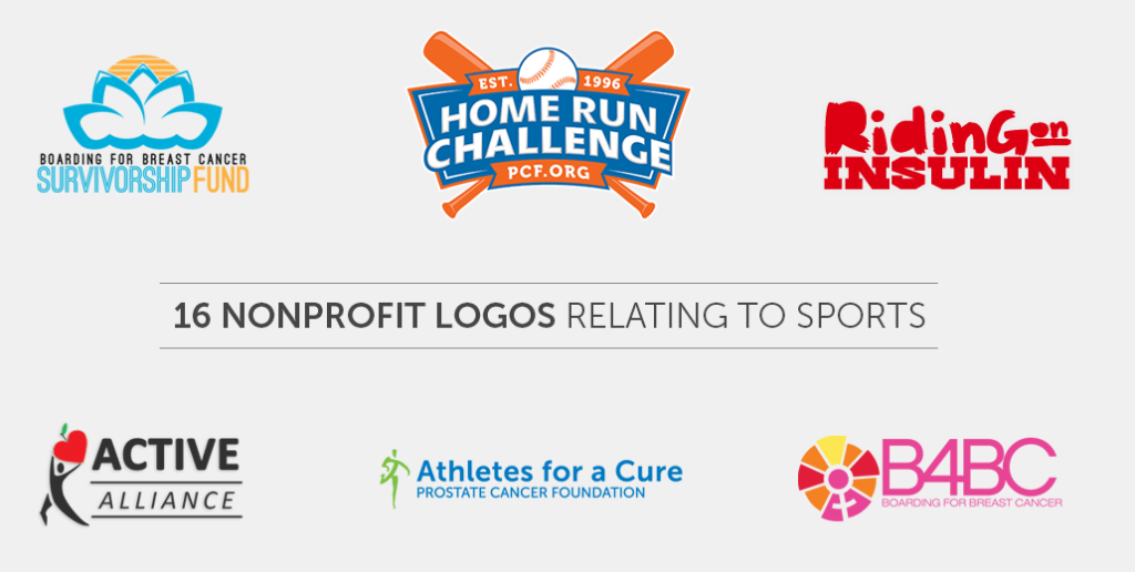 16 Nonprofit Logos relating to Sports